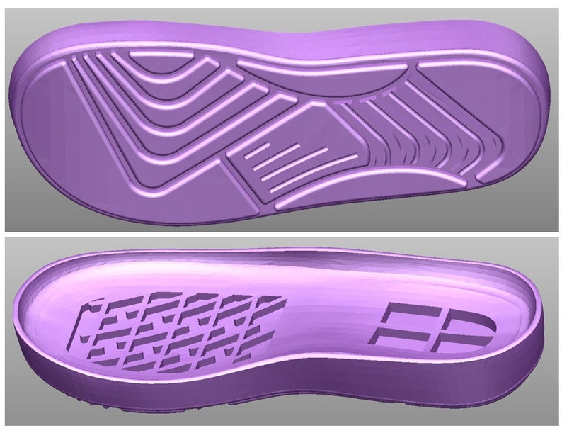 Digital 3d Sole Shoe Last Model Original Mould Shoe Sole - Etsy