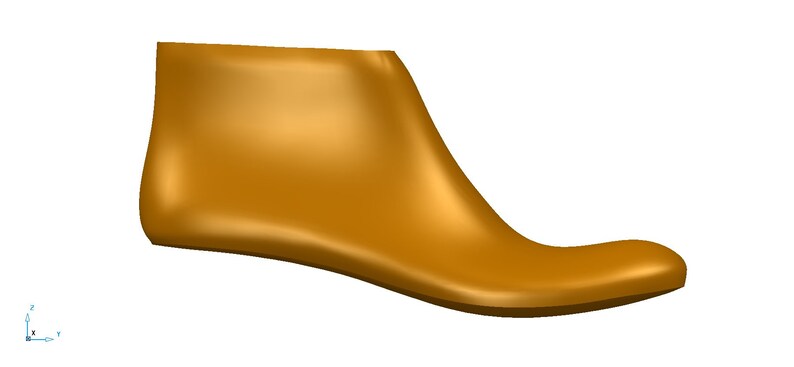 Digital 3d Model Women Shoe Last Heel Height 3 Sm Boots Shoes - Etsy