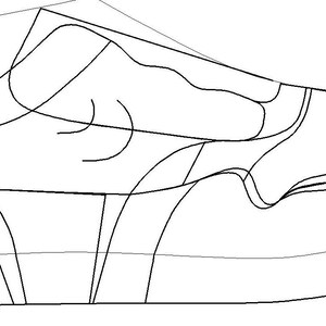 Digital PDF Pattern Sneakers Lace-up Shoes Range 10 Sizes - Etsy