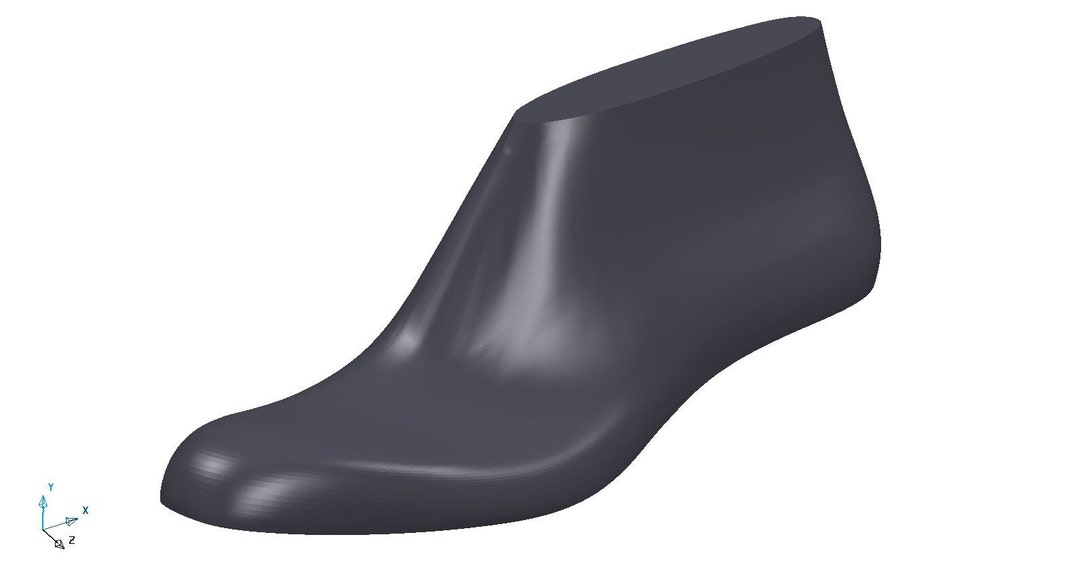 Digital 3d Model Shoe Last Boots Square Toe Shape - Etsy