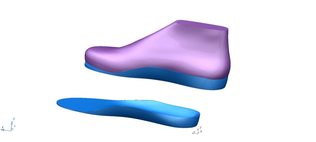 Digital 3d Project Ergonomic Comfort Sport Model Shoe Last Orthotic ...