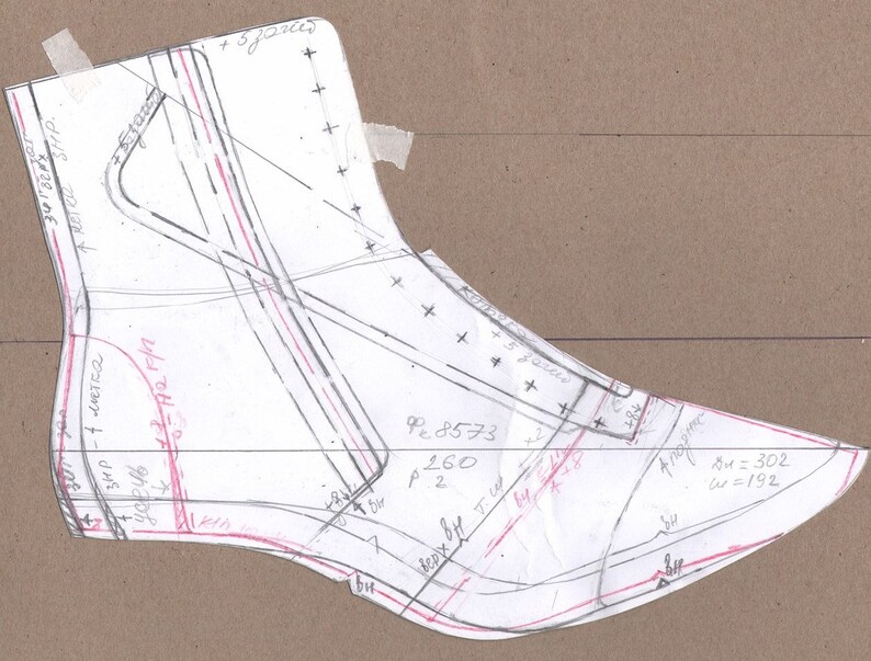 Digital Project 2d Pattern 3d Shoe Last Woman Lace-up Boots Size 40 - Etsy
