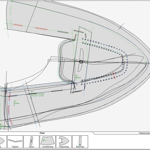 Digital 2d Pattern PDF DXF Men Moccasins All Sizes - Etsy