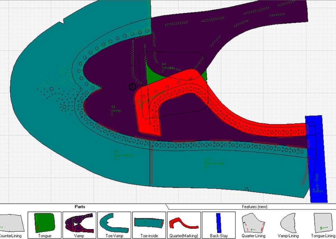 Digital Pattern Shoe Making PDF DXF Derby Men Shoes Brogues - Etsy