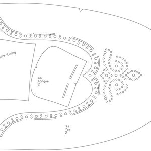 Digital Pattern Shoe Making PDF DXF Derby Men Shoes Brogues A4 Print - Etsy