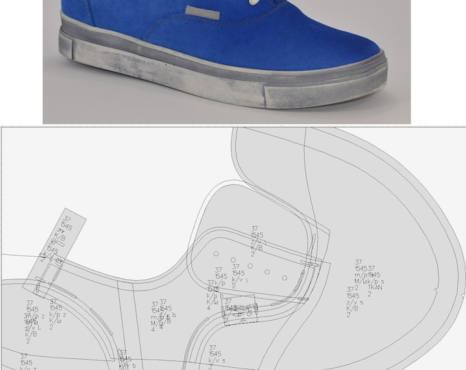 Digital Pattern Oxford Shoes Making PDF DXF Women All Sizes - Etsy