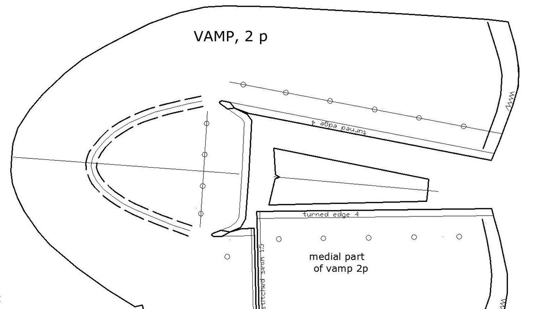 Digital Shoes Patterns Woman Elegant Loafer PDF All Sizes - Etsy