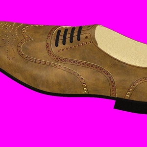 Digital Project Handmade Brogue Oxford Patterns Shoe Last 3d Size 43 - Etsy