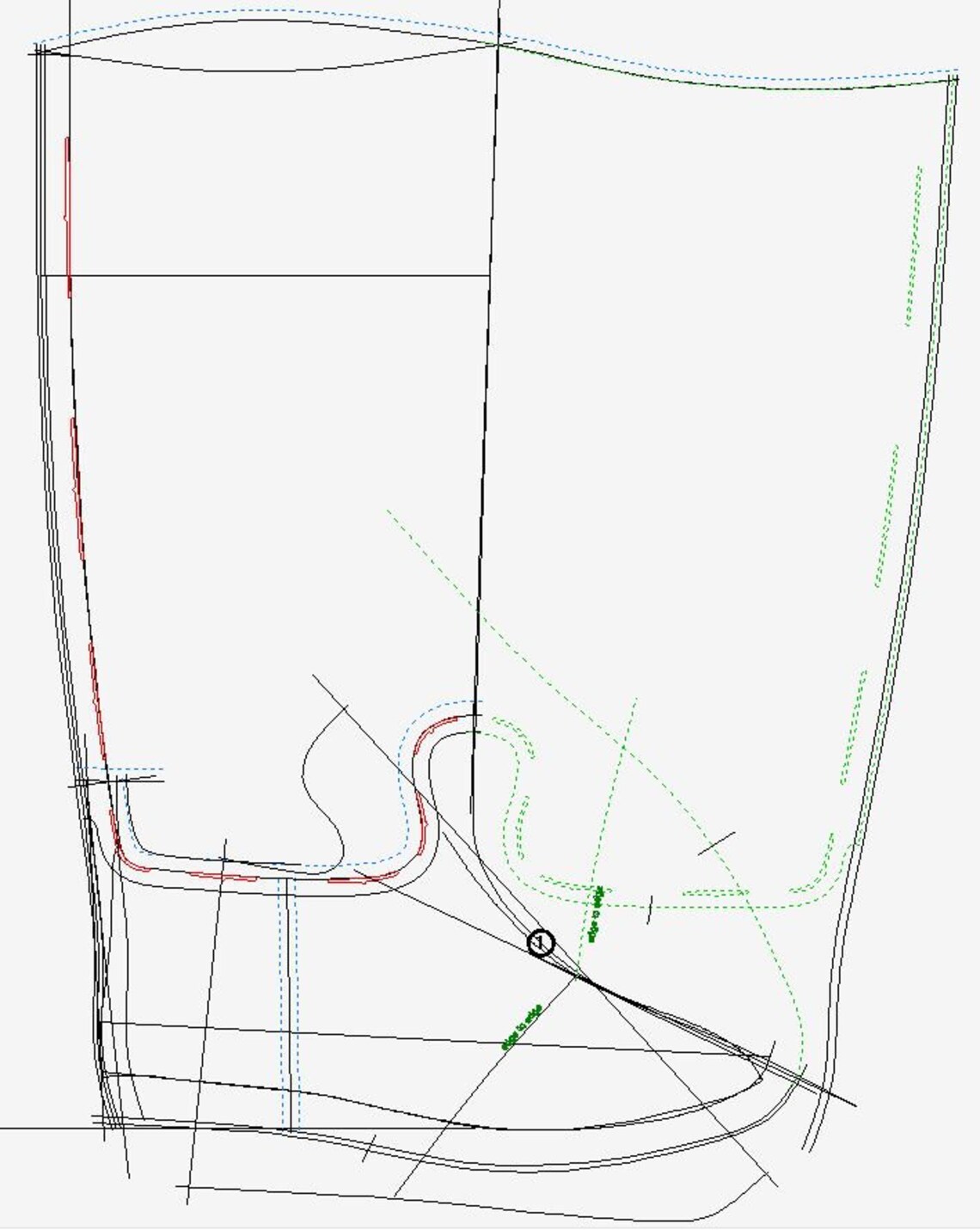 Digital PDF DXF Pattern High Knee Boots Riding Cavalry - Etsy