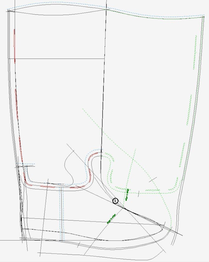 Digital PDF DXF Pattern High Knee Boots Riding Cavalry - Etsy