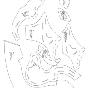 Digital PDF Pattern Sneakers Lace-up Shoes Range 10 Sizes - Etsy