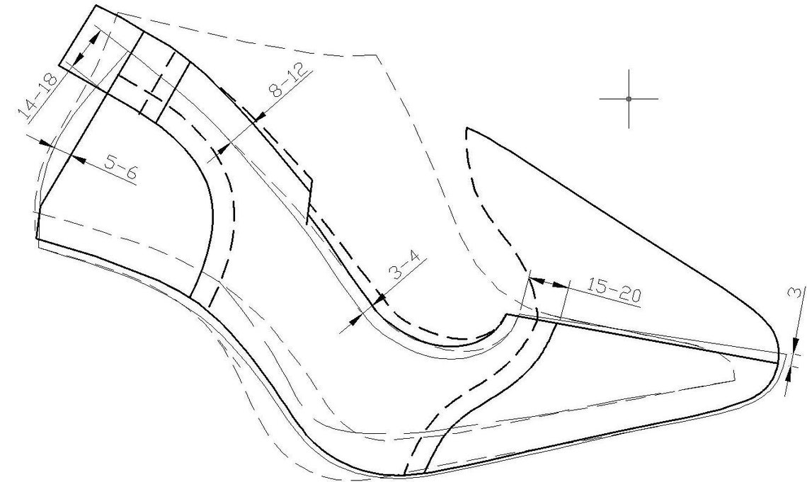 Women Shoes Design PDF Tutorial Guide How to Design Pumps Shoes Court ...