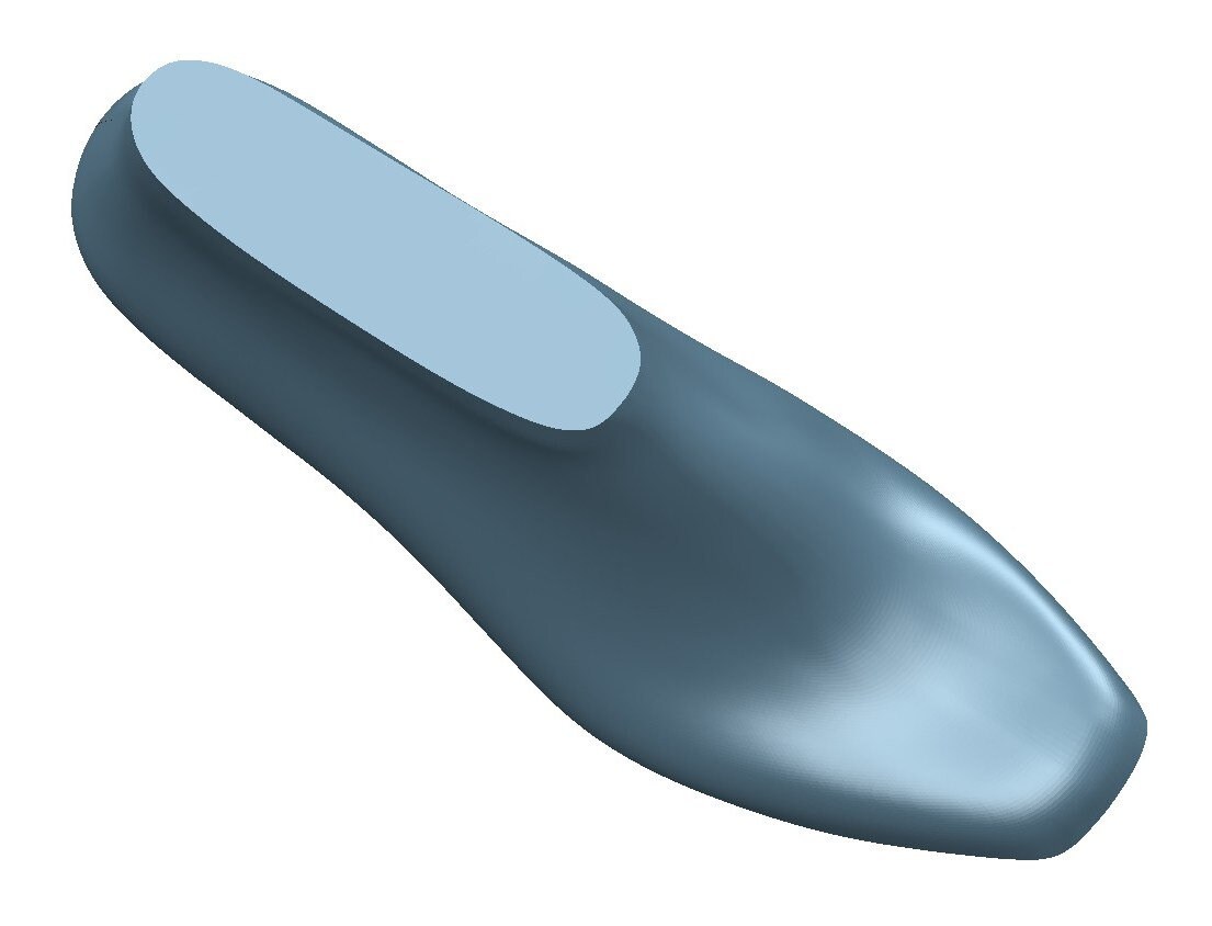 Digital 3d Model Square Toe Women Shoe Last Heel Height 6 Cm European ...