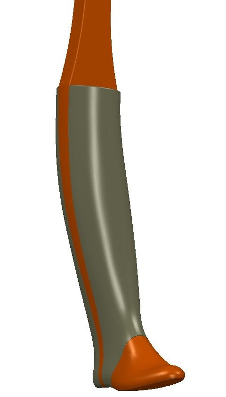 Digital 3d Model Boot-tree STL Men Riding Boots Shoe Last Design - Etsy