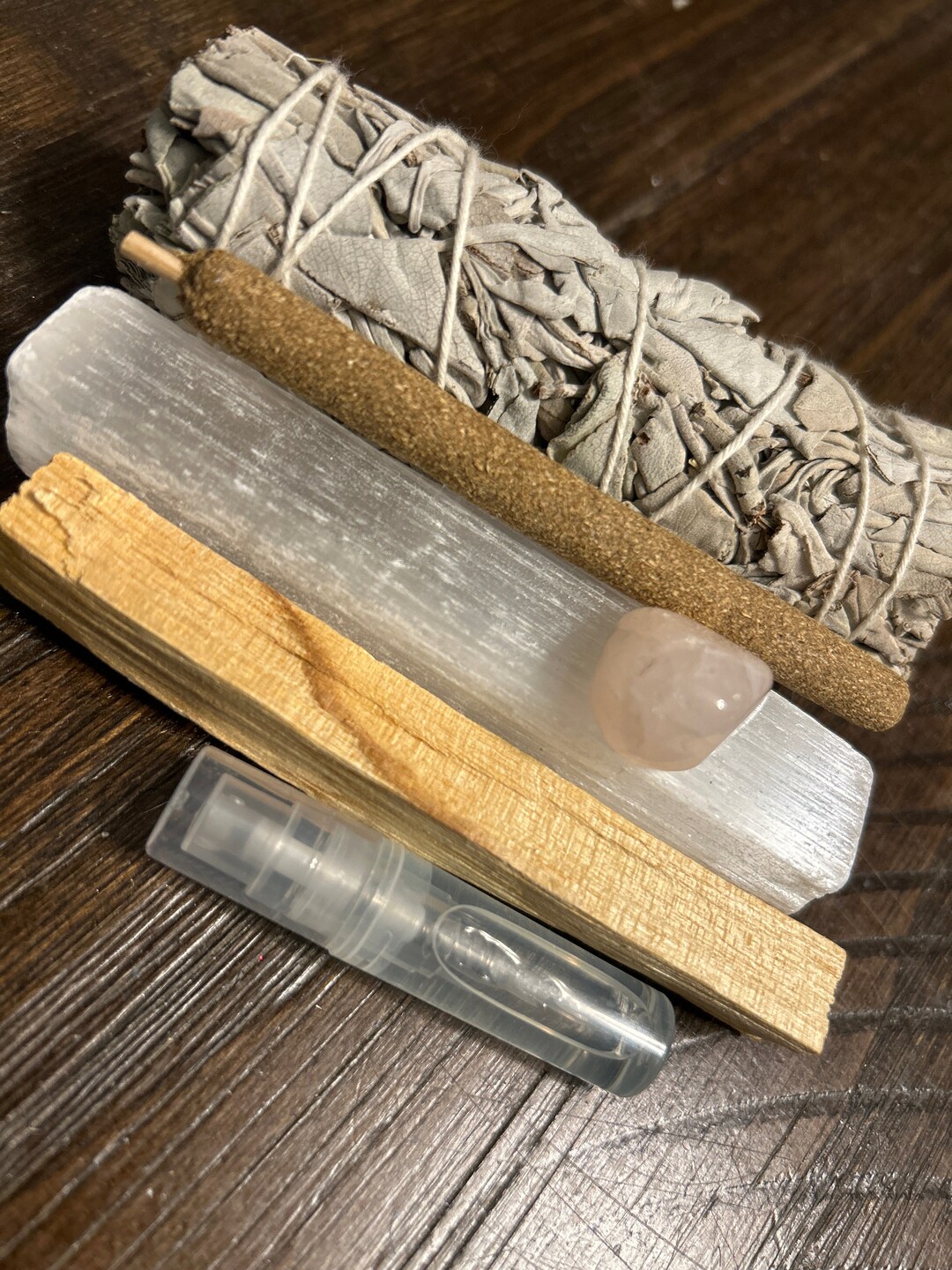 Rose Quartz Cleansing Kit | Complete Set for Spiritual Cleansing ...