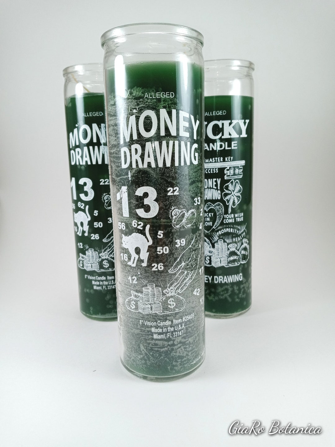 Money Drawing 7-day Novena Spell Candle | Wealth, Prosperity, Financial ...