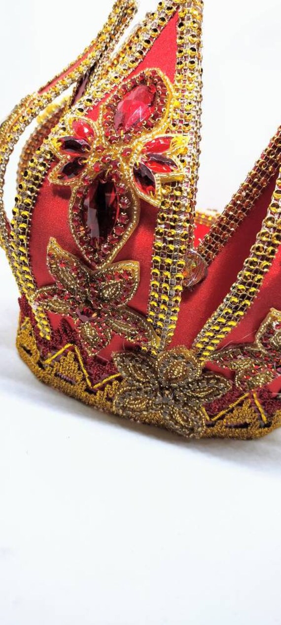 Custom Handmade Large Crown for Shango Chango Corona Santeria Orisha ...