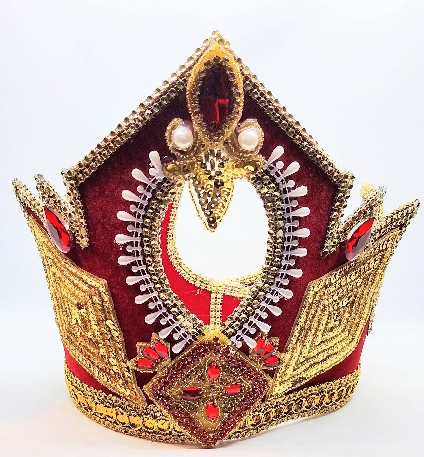 Custom Handmade Large Crown for Shango Chango Corona Santeria Orisha ...