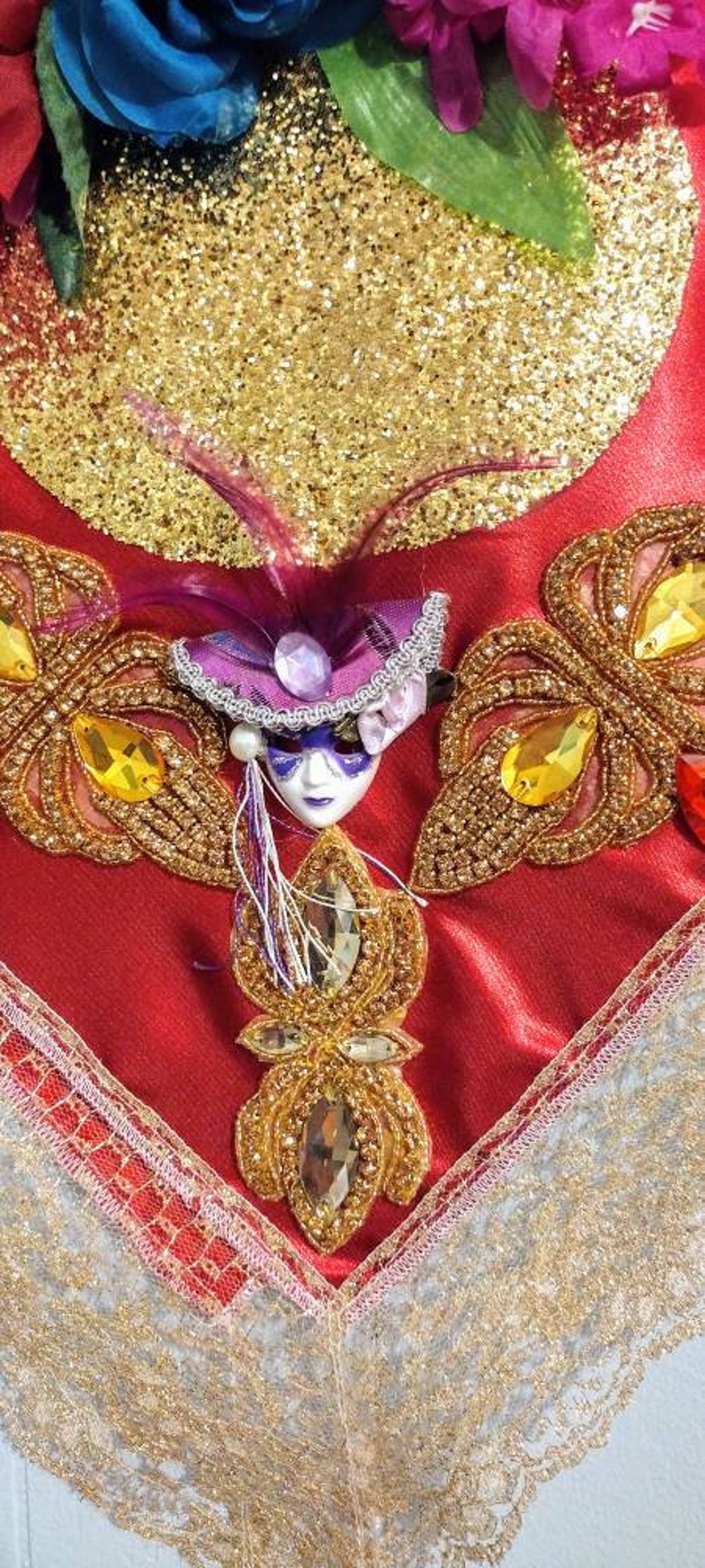 Handmade Decorative Panuelo De Santo for Oya Scarves Orisha | Etsy