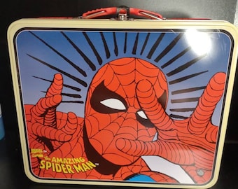 Spider Man Lunch Box Metal - Etsy
