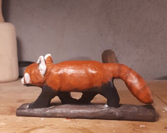 Red Panda Sculpture - Etsy