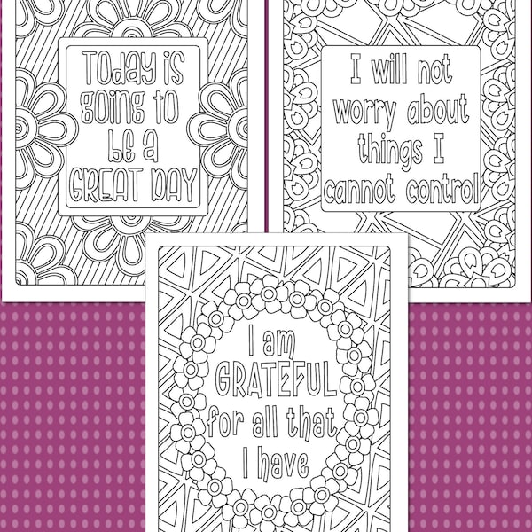 Good Vibes Coloring - Etsy