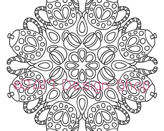 Teapot Mandala Mandala Coloring Page Tea Lovers Gift Tea - Etsy
