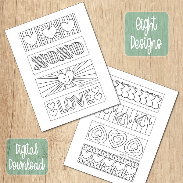 Heart Bookmark - Etsy