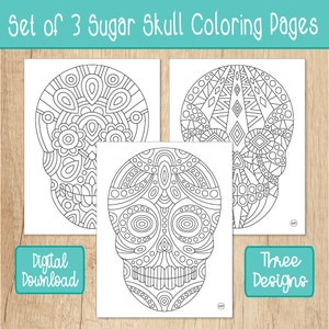 Day of the Dead, Dia De Los Muertos, Sugar Skulls, Halloween Party ...