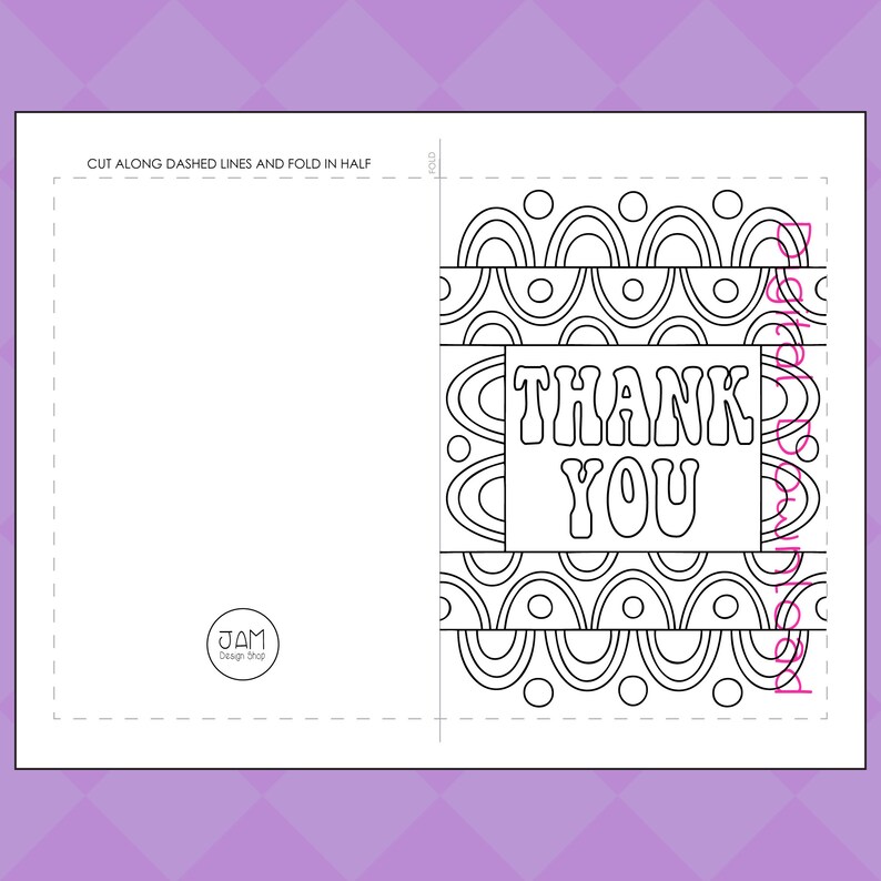 Thank You Cards, Abstract Designs, Greeting Cards, Coloring Pages ...