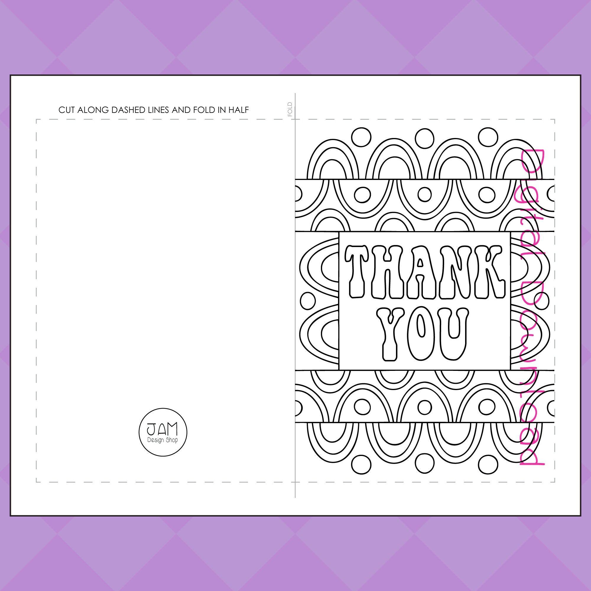 Thank You Cards, Abstract Designs, Greeting Cards, Coloring Pages ...