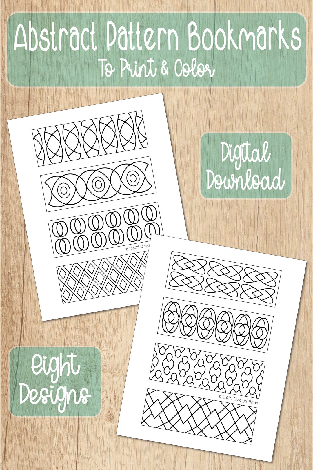 Coloring Bookmarks, Bookmark Set, Bookmarks for Women, Bookmarkers Set ...