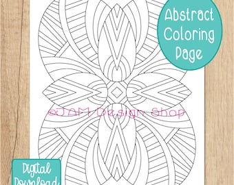 Zentangle Zen: Coloring Pages - Etsy