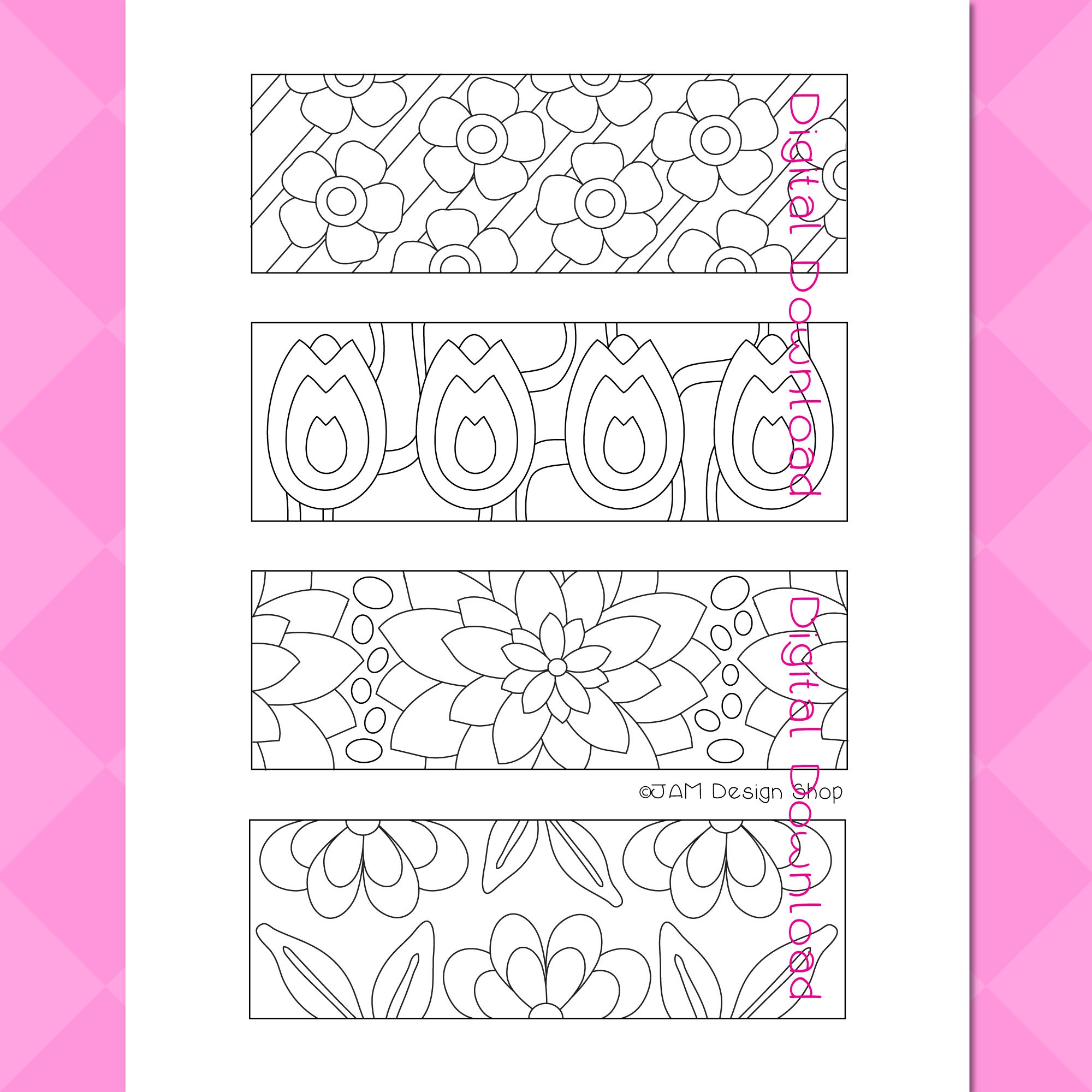 Coloring Bookmarks, Bookmark Set, Bookmarks for Women, Bookmarkers Set ...