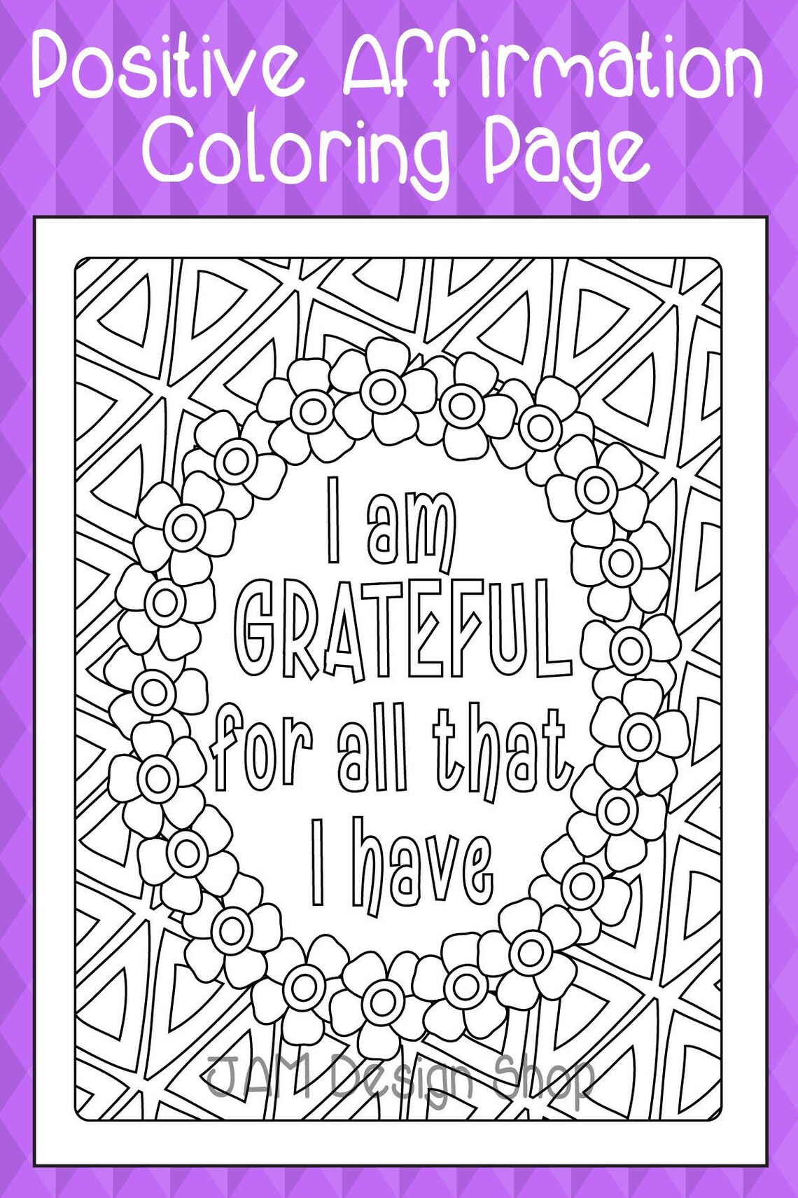 Positive Affirmation, Positivity Quotes, Coloring Page, Coloring for ...