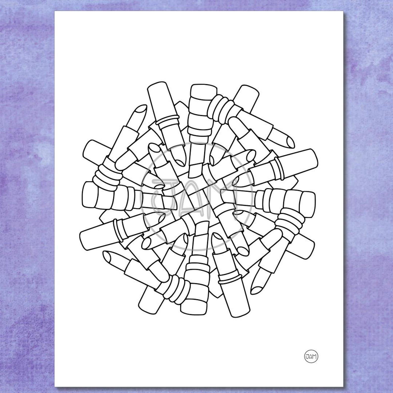 Coloring Pages, Coloring for Women, Coloring for Girls, Manicurist ...