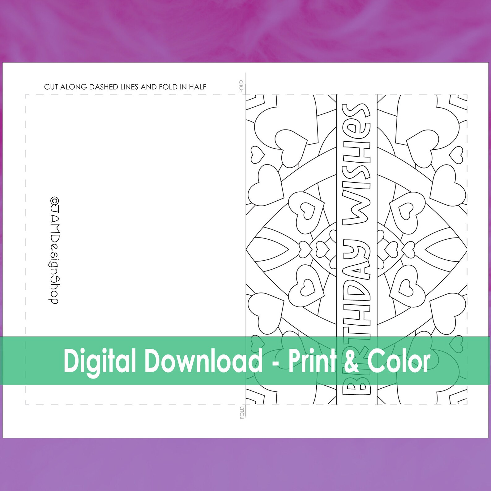 Heart Birthday Cards, Printable Birthday Cards, Printable Cards ...