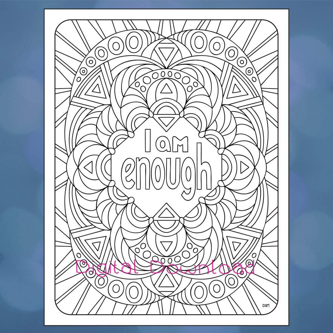 Positive Affirmation Coloring Pages, Positivity Quotes, Positive Vibes ...