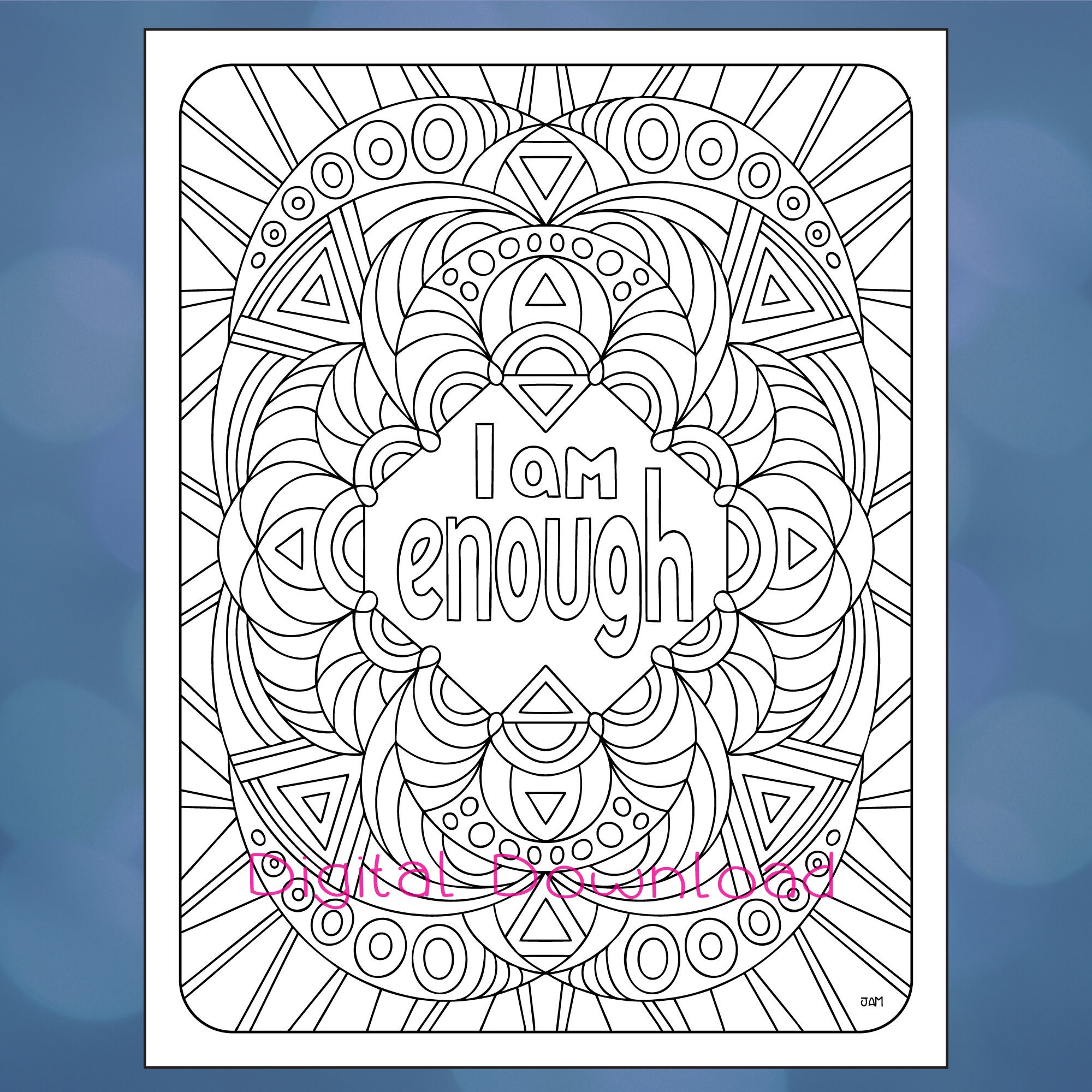 Positive Affirmation Coloring Pages, Positivity Quotes, Positive Vibes ...
