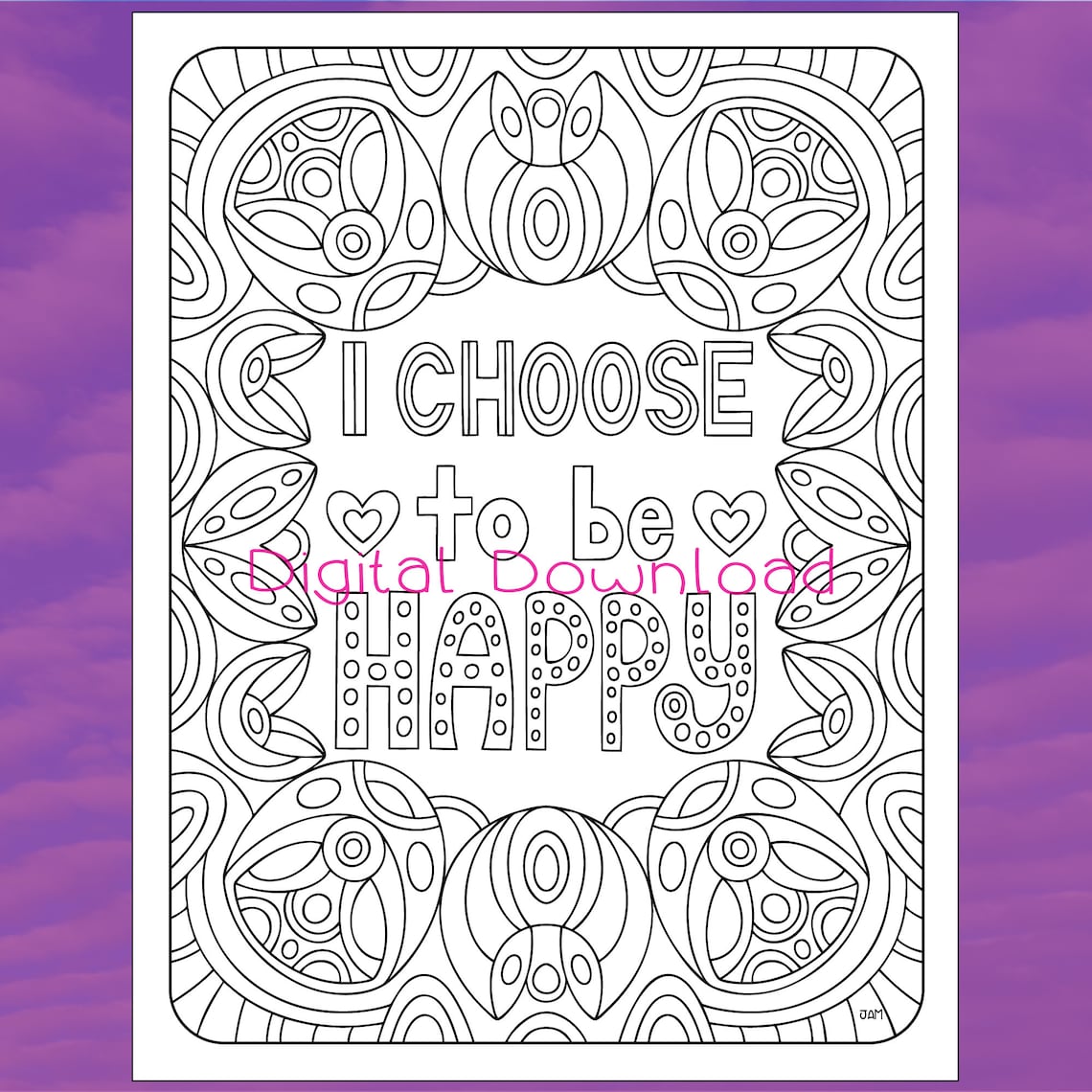 Positive Affirmation Coloring Page, Positivity Quotes, Positive Vibes ...