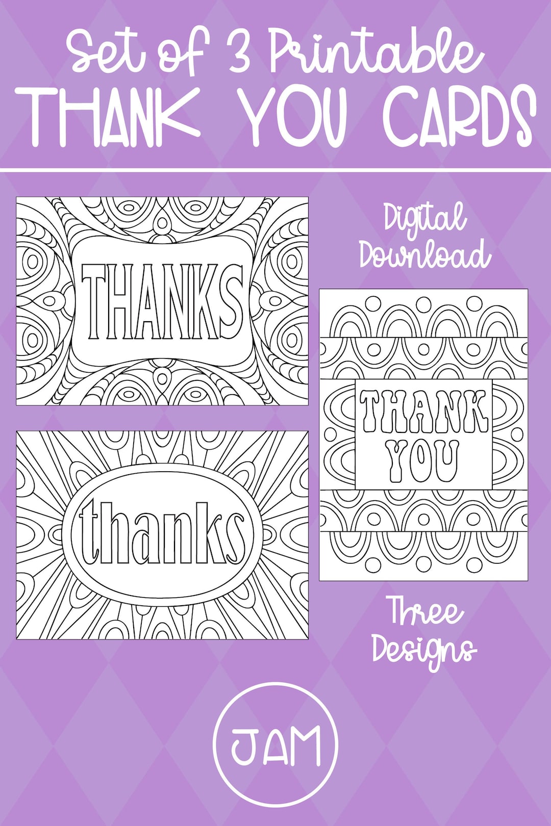 Thank You Cards, Abstract Designs, Greeting Cards, Coloring Pages ...