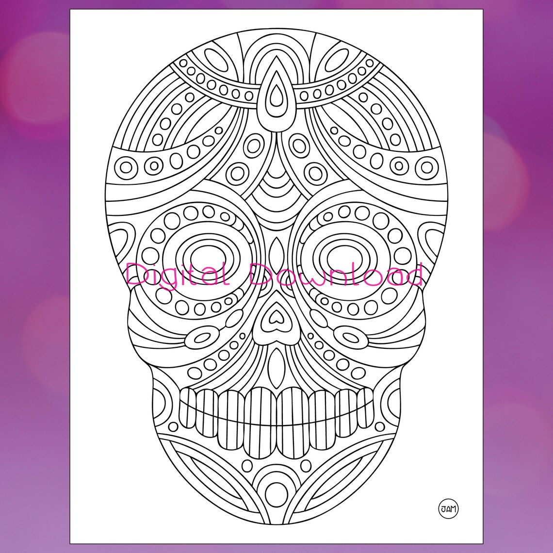 Day of the Dead Dia De Los Muertos Sugar Skull Halloween - Etsy