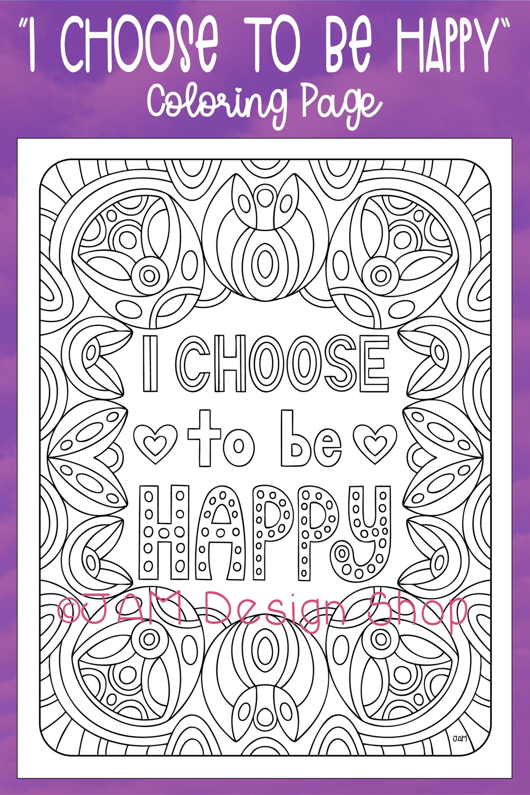 Positive Affirmation Coloring Page, Positivity Quotes, Positive Vibes ...