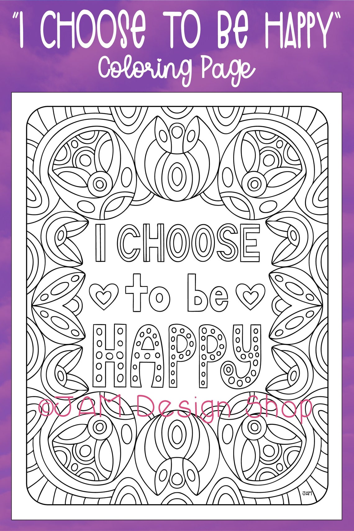 Positive Affirmation Coloring Page, Positivity Quotes, Positive Vibes ...