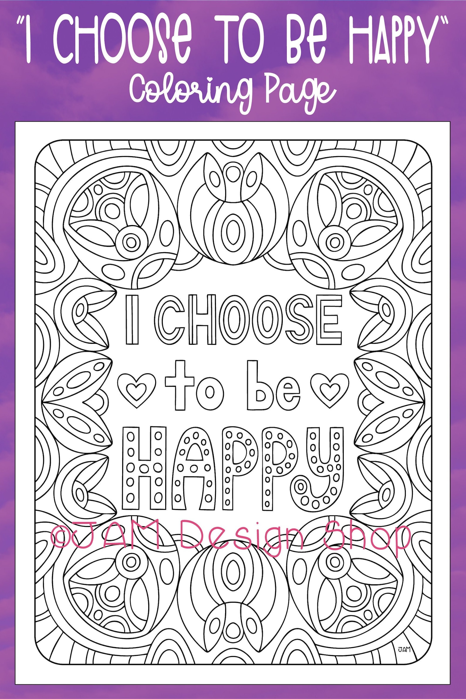 Positive Affirmation Coloring Page, Positivity Quotes, Positive Vibes ...