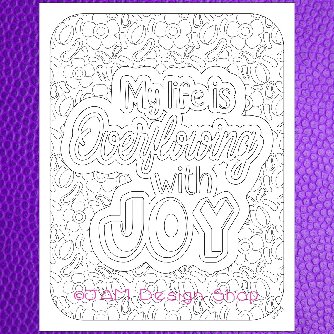 Positive Affirmation Coloring Page Affirmation Stress | Etsy