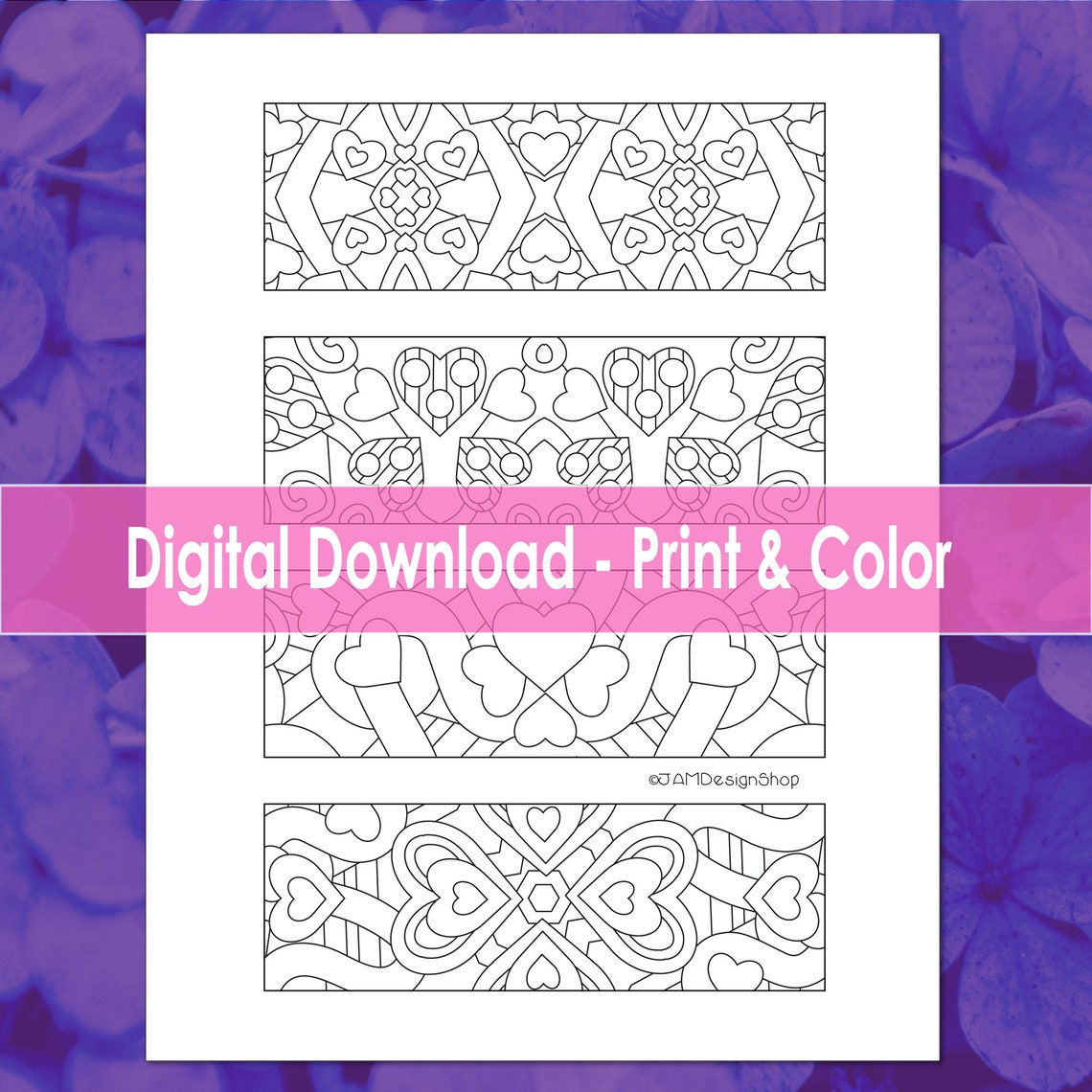 Coloring Bookmarks, Bookmark Set, Bookmarks for Women, Bookmarkers Set ...