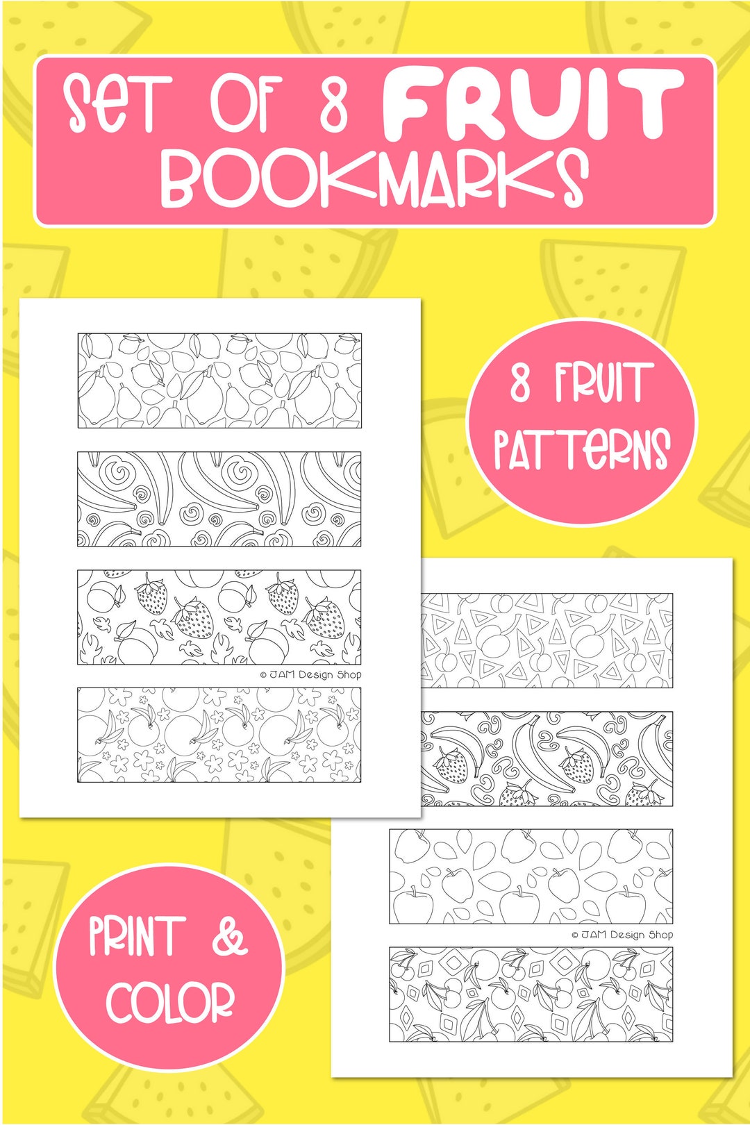 Coloring Bookmarks, Bookmark Set, Bookmarks for Women, Bookmarkers Set ...