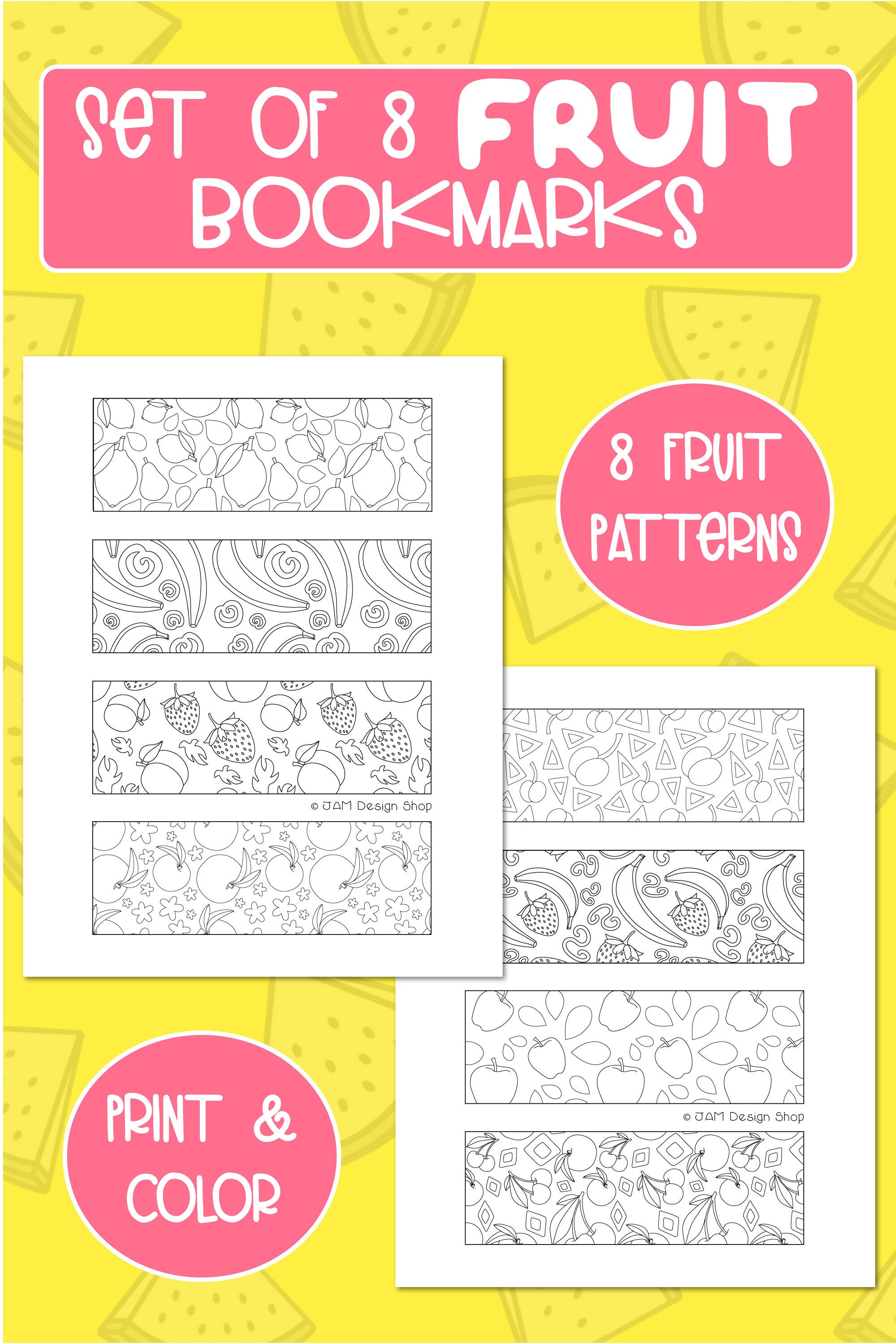 Coloring Bookmarks, Bookmark Set, Bookmarks for Women, Bookmarkers Set ...