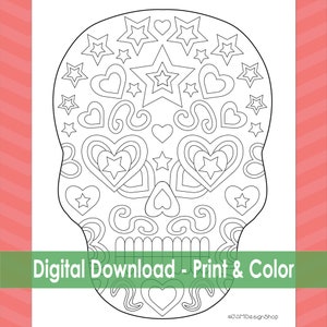 Day of the Dead, Dia De Los Muertos, Sugar Skull, Halloween Party ...